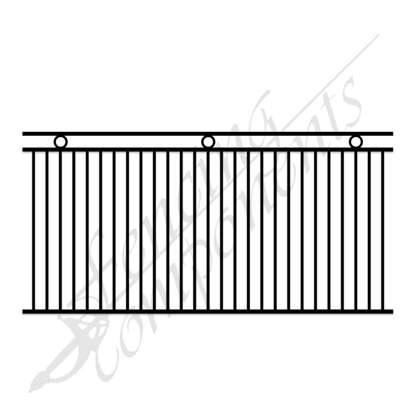 Fencing with Ring Deco | Fencing Components
