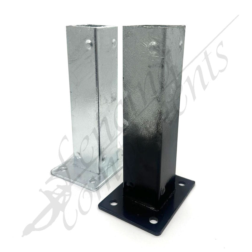 Internal Post Bracket Base 65x65mm HDG – Fencing Components