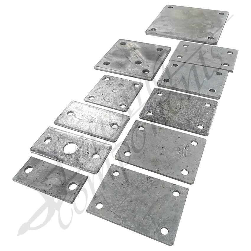 Galvanized Steel Base Plates – Fencing Components