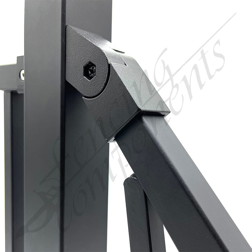 StairFlex© Bracket Kit for Raked Panel 4 Brackets/Kit (Satin Black ...
