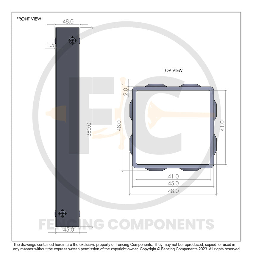 Post Extender Inserts – Fencing Components