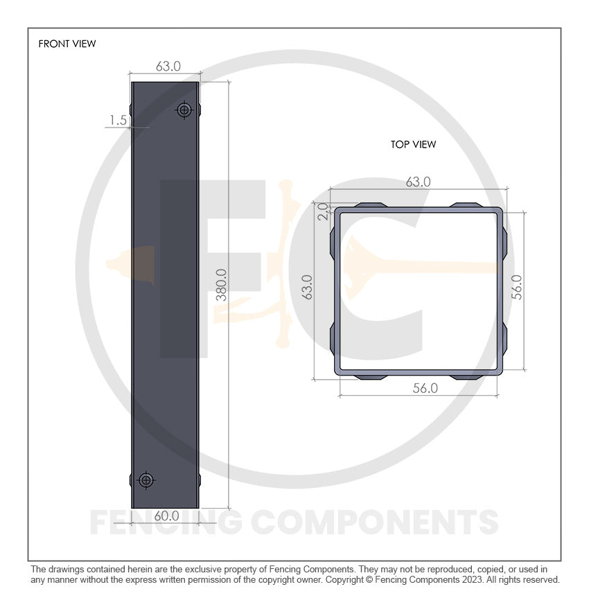 Post Extender Inserts – Fencing Components