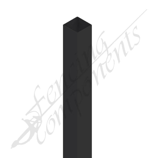 50x50mm Steel Post - Satin Black – Fencing Components