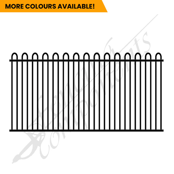 Aluminium Deco Loop Top Fence Panel – Fencing Components